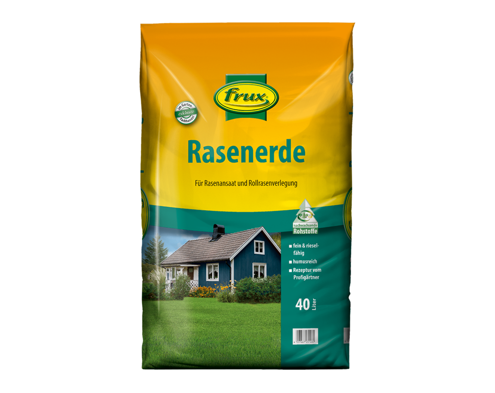 Rasenerde , für die Rasenansaat und Rollrasenverlegung - Seebauer